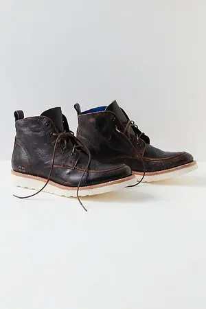 Bed Stu Lincoln Leather Boots - Black Lux