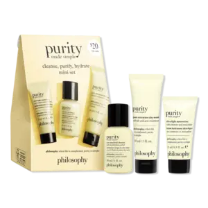 PHILOSOPHY Purity Made Simple Cleanse, Purify, Hydrate Mini Set - One-color
