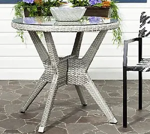 SAFAVIEH Langer Round Outdoor Patio Table