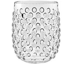 TARHONG Premium Acrylic Hobnail Stemless Set/6 - One-color