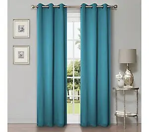 SUPERIOR Modern Solid Blackout 2-piece Curtain 42x63 - One-color