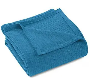 SUPERIOR Textured Cotton Weave Throw Blanket - One-color