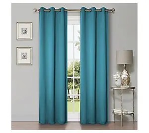SUPERIOR Modern Solid Blackout 2-piece Curtain Set, 42x108 - One-color