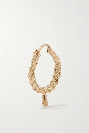 Pascale Monvoisin Noa 9-karat Diamond Hoop Earring