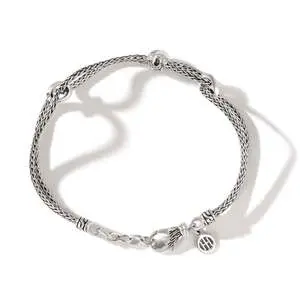 John Hardy Soft Chain Link Bracelet Diamonds