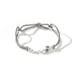 John Hardy Soft Chain Link Bracelet Diamonds