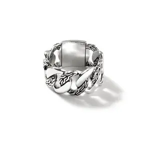 John Hardy Curb Chain Band Ring