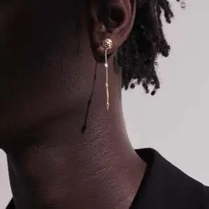 John Hardy Reticulated Drop Earrings