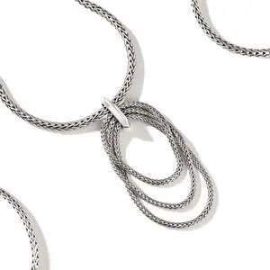 John Hardy Soft Chain Pendant Necklace 2.5mm