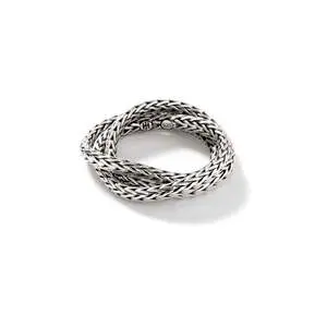 John Hardy Soft Chain Rolling Ring - Sterling Silver