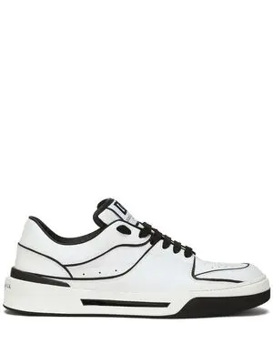Dolce & Gabbana Roma Leather Sneakers - White