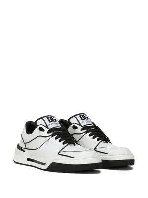 Dolce & Gabbana Roma Leather Sneakers - White