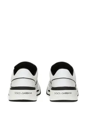 Dolce & Gabbana Roma Leather Sneakers - White