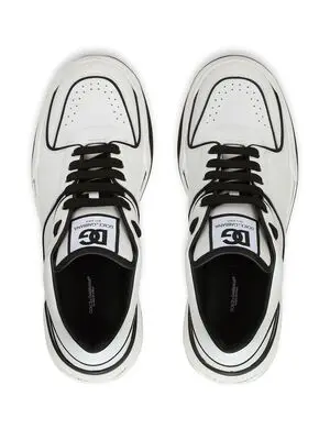 Dolce & Gabbana Roma Leather Sneakers - White