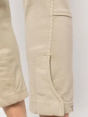 Aspesi High-waisted Wool Trousers - Neutrals