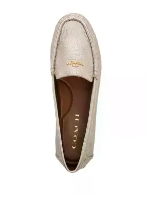 COACH Foil-embossed Leather Loafers