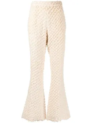 Rokh Knit Flare Trousers