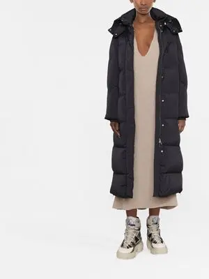 Woolrich Aurora Long Puffer Parka - Black