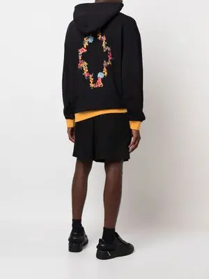 COUNTY OF MILAN Marcelo Burlon Logo-print Hoodie