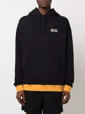 COUNTY OF MILAN Marcelo Burlon Logo-print Hoodie