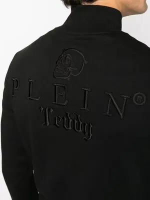 Philipp Plein Teddy Bear Zip-up Sweatshirt