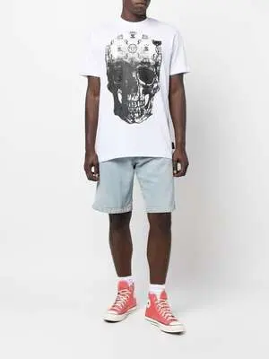 Philipp Plein Skull-print Short-sleeve T-shirt - White