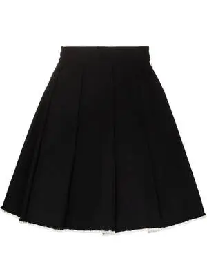 SHUSHU/TONG Pleated High-waist Skirt