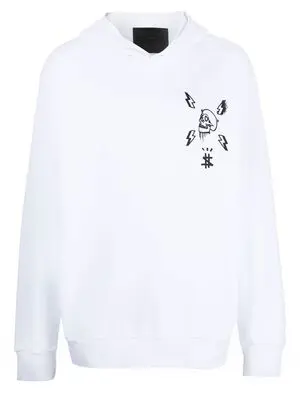 Philipp Plein Graphic-print Cotton Hoodie