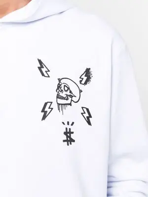 Philipp Plein Graphic-print Cotton Hoodie