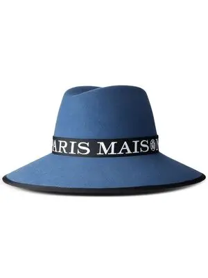 MAISON MICHEL Kate Fedora Hat - Blue
