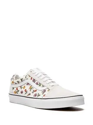 VANS Old Skool Poppy Floral Sneakers - White