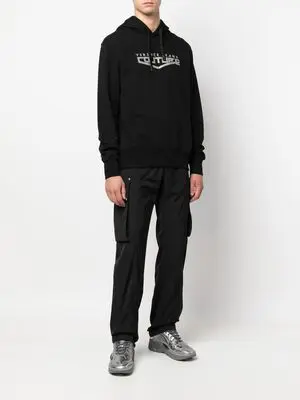 Versace Logo-print Pullover Hoodie