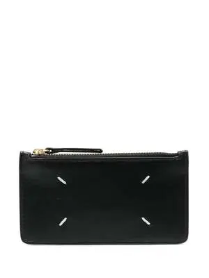 MAISON MARGIELA Four-stitch Leather Wallet - Black
