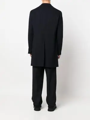 Tagliatore Single-breasted Tailored Coat - Blue