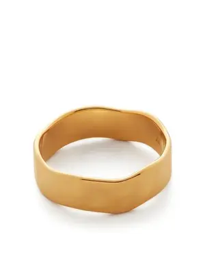 Monica Vinader Siren Muse Band Ring - Gold