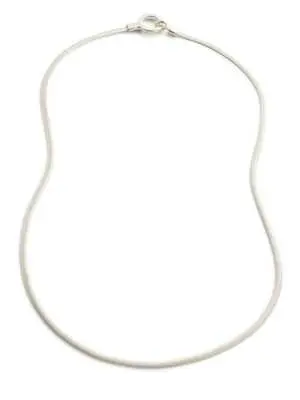 Monica Vinader Recycled Snake Chain Necklace - Silver