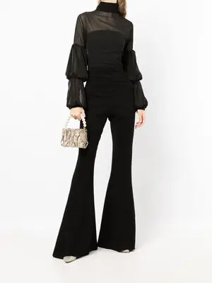 SAIID KOBEISY Draped-sleeve Jumpsuit