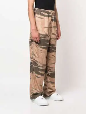 DIESEL® Camouflage Wide-leg Trousers