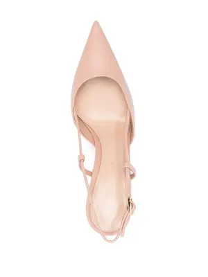GIANVITO ROSSI Ascent 85mm Slingback Pumps - Neutrals