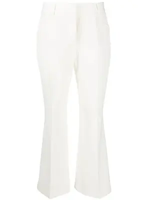 Stella McCartney Kick-flare Cropped Trousers - Neutrals