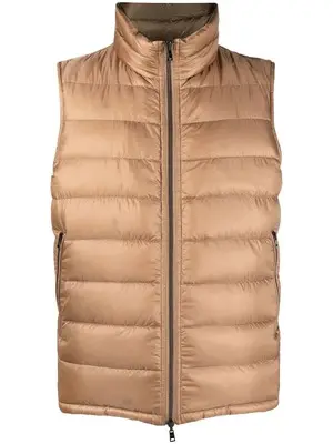 Herno Reversible Padded Down Gilet - Brown