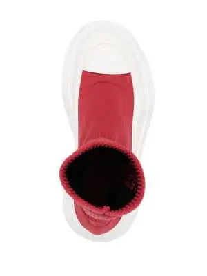 Alexander McQueen Tread Sock Sneakers - Red