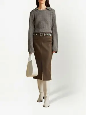 Khaite - The Freya Midi Skirt