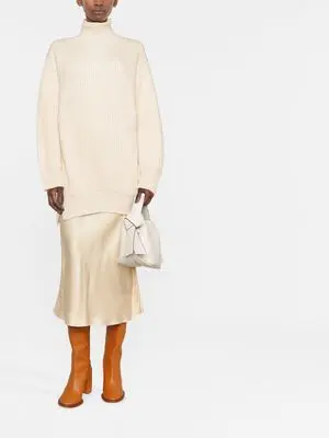 JIL SANDER Roll-neck Ribbed-knit Jumper