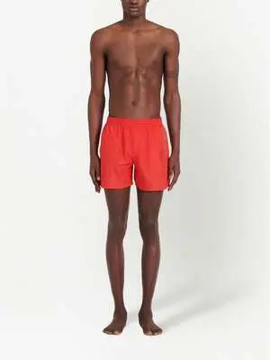 Balmain Metallic-logo Swim Shorts
