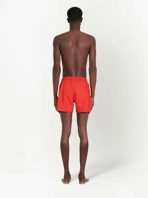 Balmain Metallic-logo Swim Shorts