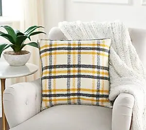 PACIFIC THYME 18' Plaid Decorative Pillow - One-color