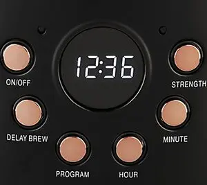 HADEN 12-cup Programmable Coffee Maker With Str Ength Control