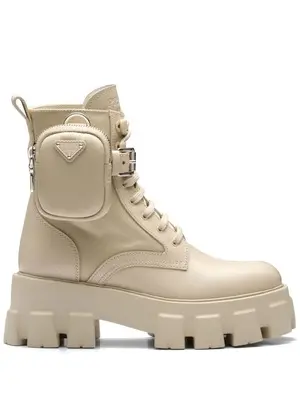 Prada Monolith Leather Boots