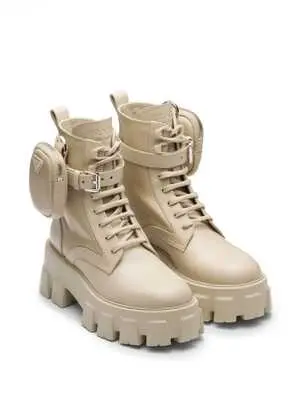 Prada Monolith Leather Boots